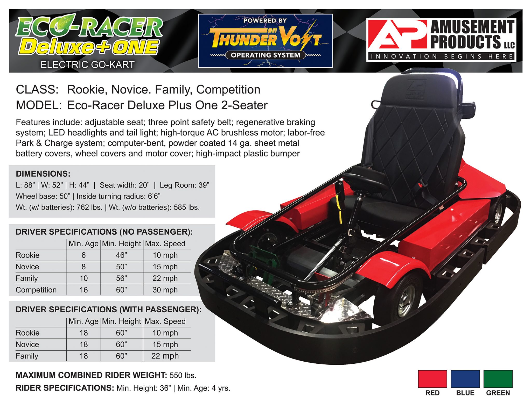Fun Power Go Karts for Thrilling Rides | Amusement Products